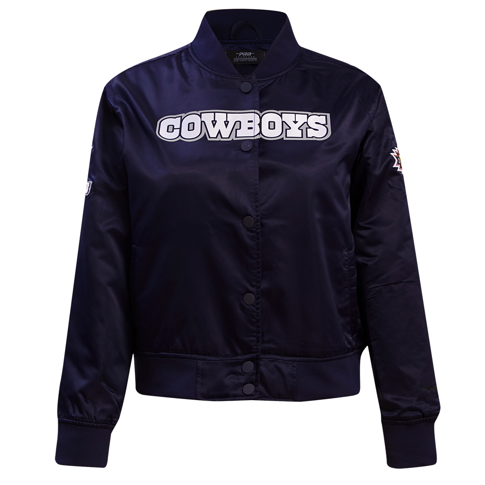 NFL DALLAS COWBOYS CLASSIC WOMEN'S SATIN JACKET (MIDNIGHT NAVY) – Pro ...