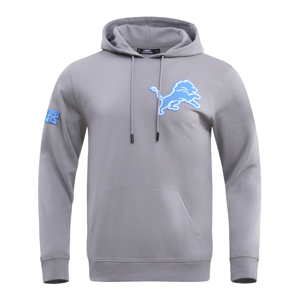 NFL DETROIT LIONS CLASSIC CHENILLE MEN'S DOUBLE KNIT PULLOVER HOODIE ...