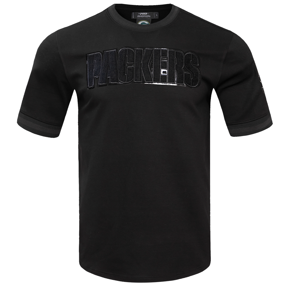 Pro Standard NFL Green Bay Packers Triple Black Tee - Men's