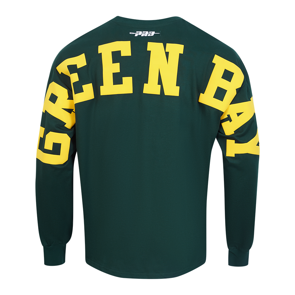 NFL GREEN BAY PACKERS WINGSPAN MEN'S DROP SHOULDER LONG SLEEVE TEE (FO ...