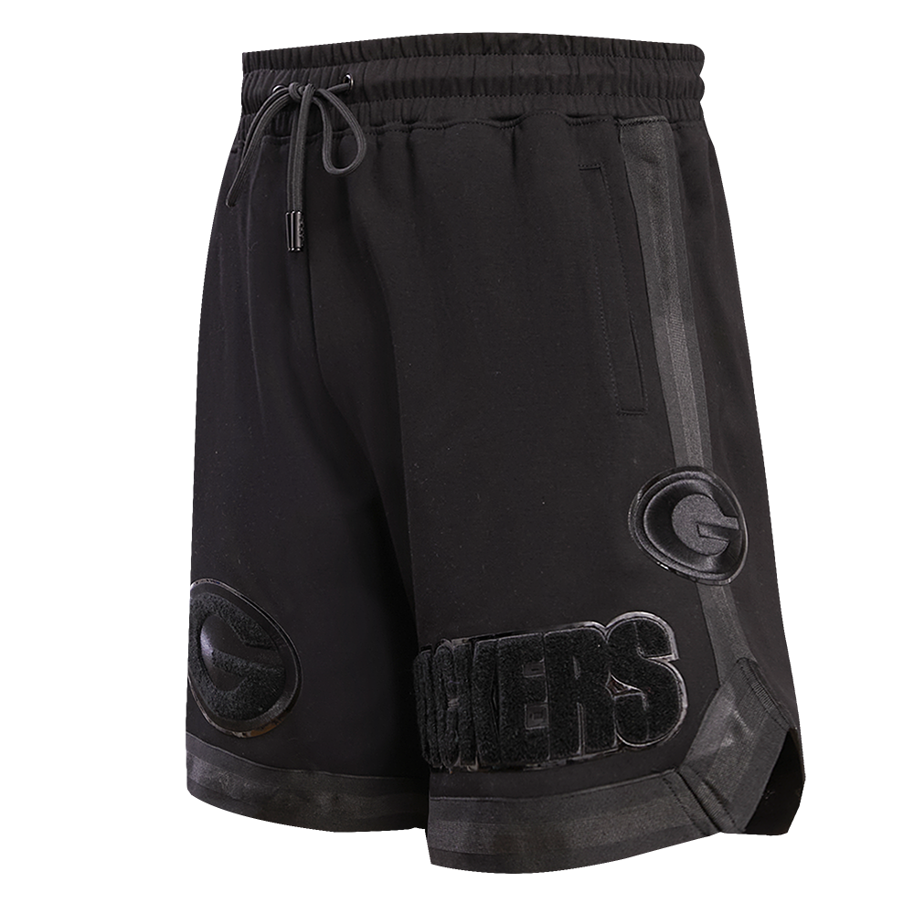 NFL GREEN BAY PACKERS TRIPLE BLACK SHORT (TRIPLE BLACK) – Pro Standard