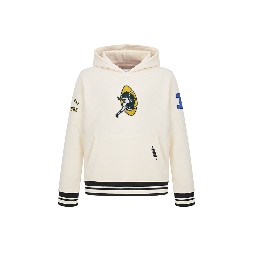 NFL GREEN BAY PACKERS RETRO CLASSIC LITTLE BOY'S RIB FLC PO HOODIE (EG ...