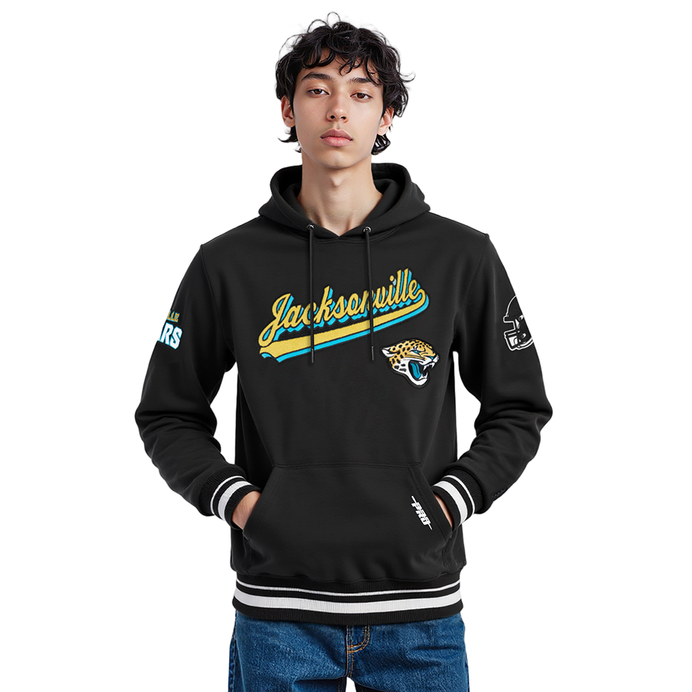 Pro Standard NFL Jacksonville Jaguars Script Tail Hoodie - Men's