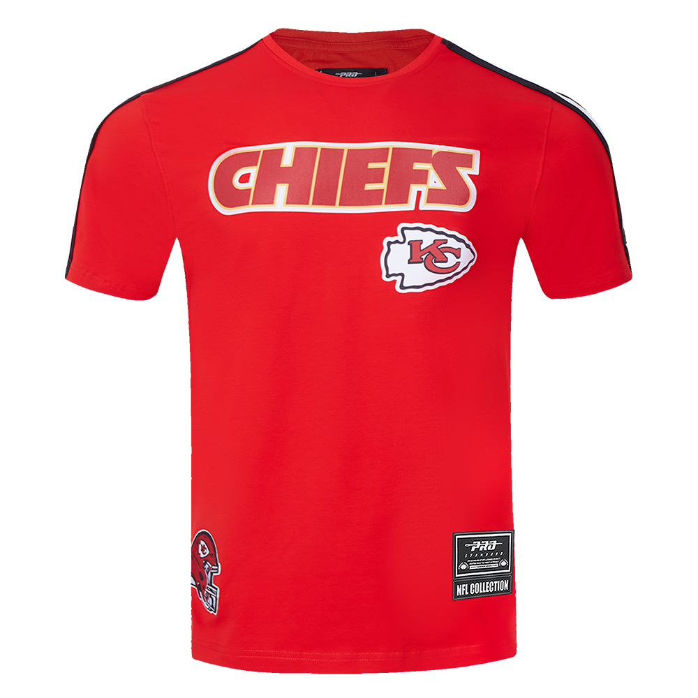 NFL KANSAS CITY CHIEFS CLASSIC MESH MEN'S STRIPED TEE (RED/BLACK) – Pro ...