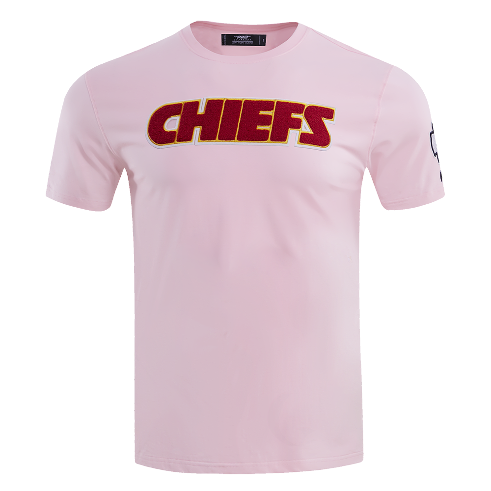 NFL KANSAS CITY CHIEFS CLASSIC CHENILLE MEN'S TEE (PINK) – Pro Standard