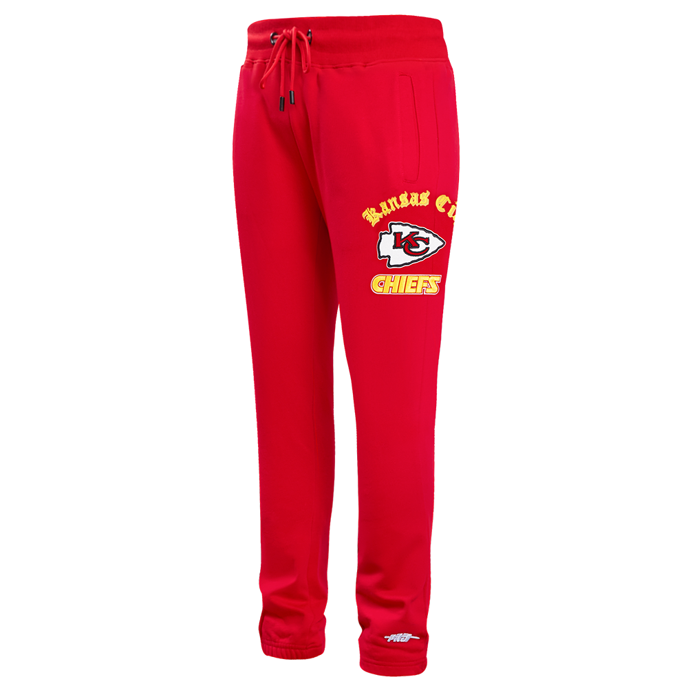 NFL KANSAS CITY CHIEFS OLD ENGLISH MEN'S SWEATPANT (RED) – Pro Standard