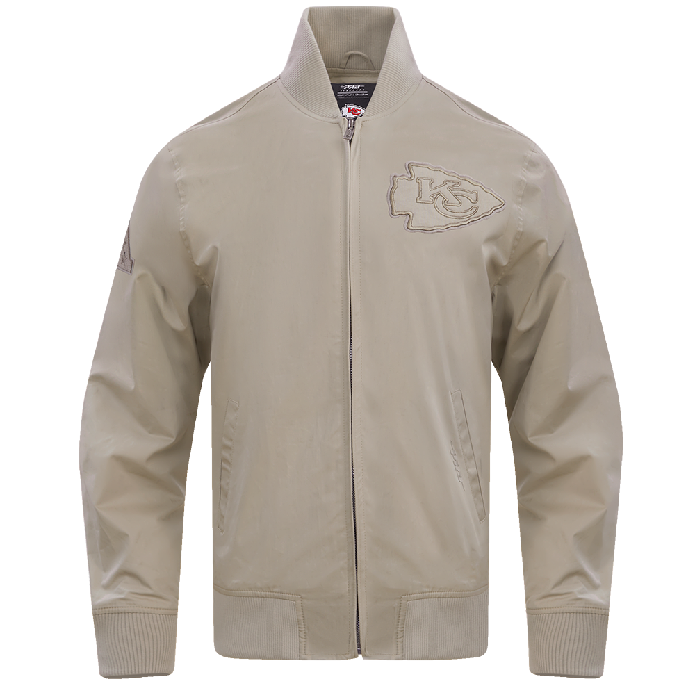 NFL KANSAS CITY CHIEFS NEUTRAL TWILL JACKET (TAUPE) – Pro Standard