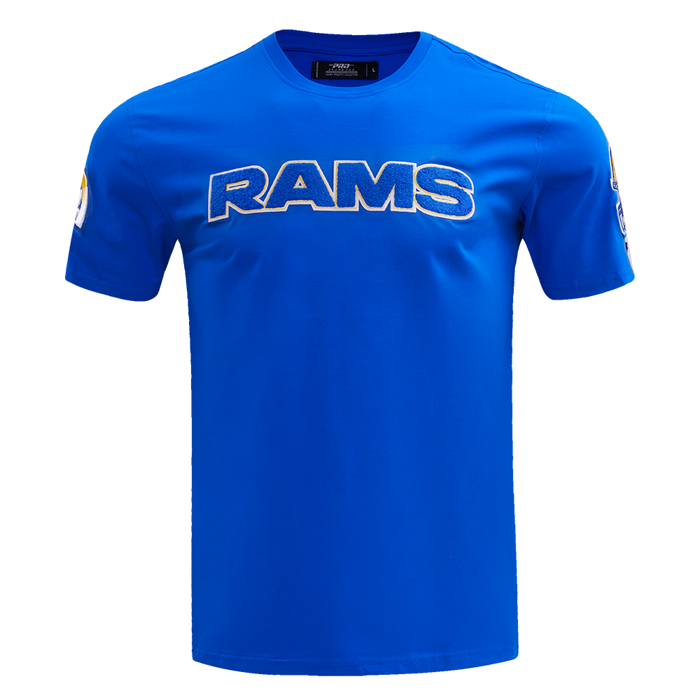 NFL LOS ANGELES RAMS CLASSIC CHENILLE MEN'S TEE (ROYAL BLUE) – Pro Standard