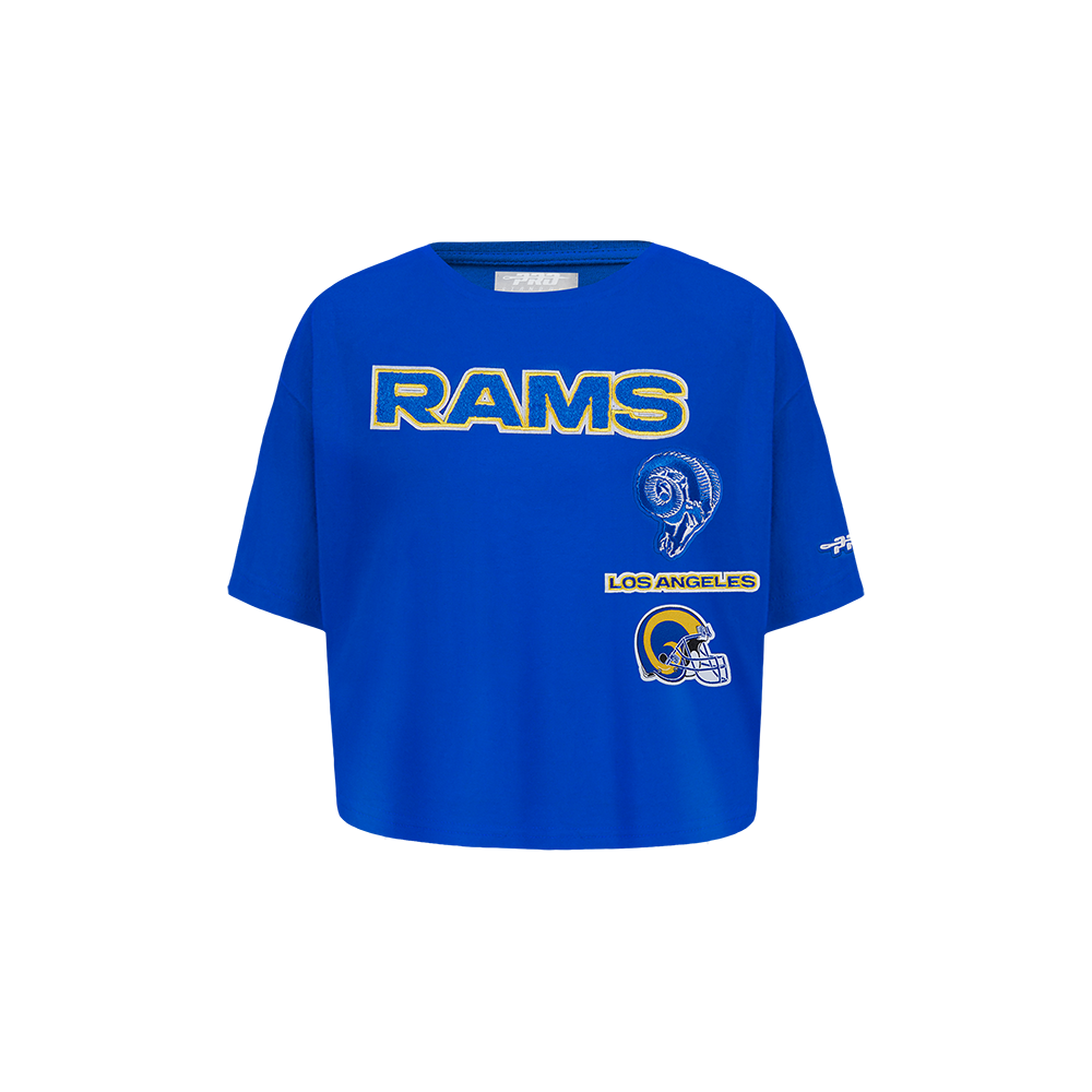 NFL LOS ANGELES RAMS RETRO CLASSIC TODDLER GIRLS SHORT SLEEVE BOXY TEE ...