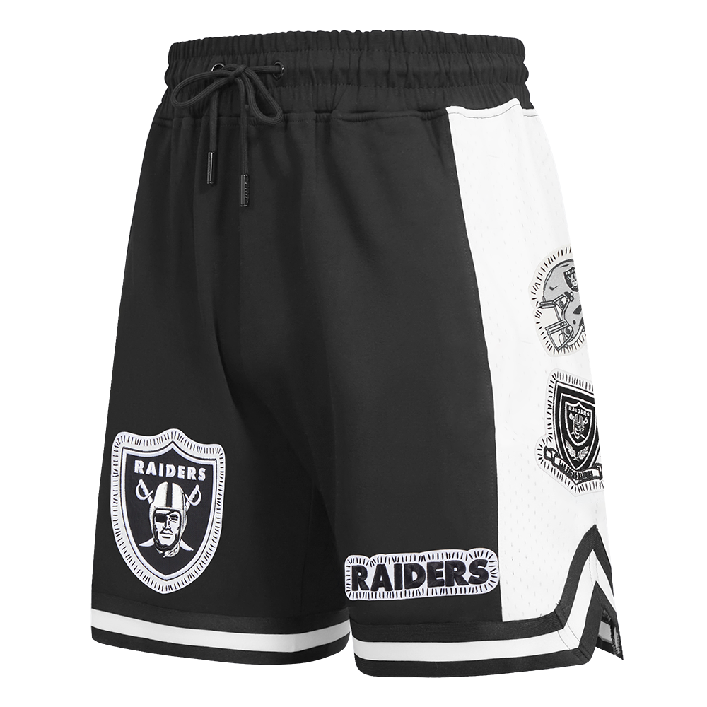 NFL LAS VEGAS RAIDERS DIY PICK STITCH MEN'S DOUBLE KNIT 2.0 SHORT (BLA ...