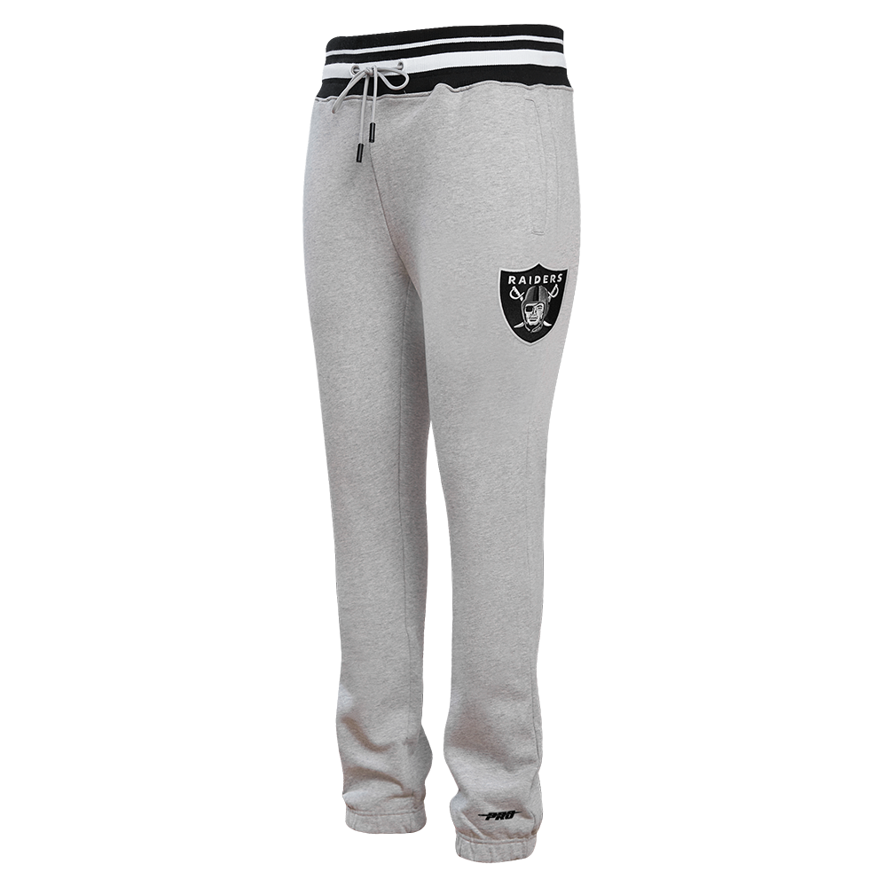 NFL LAS VEGAS RAIDERS SCRIPT TAIL MEN'S RIB FLEECE SWEATPANT (HEATHER ...