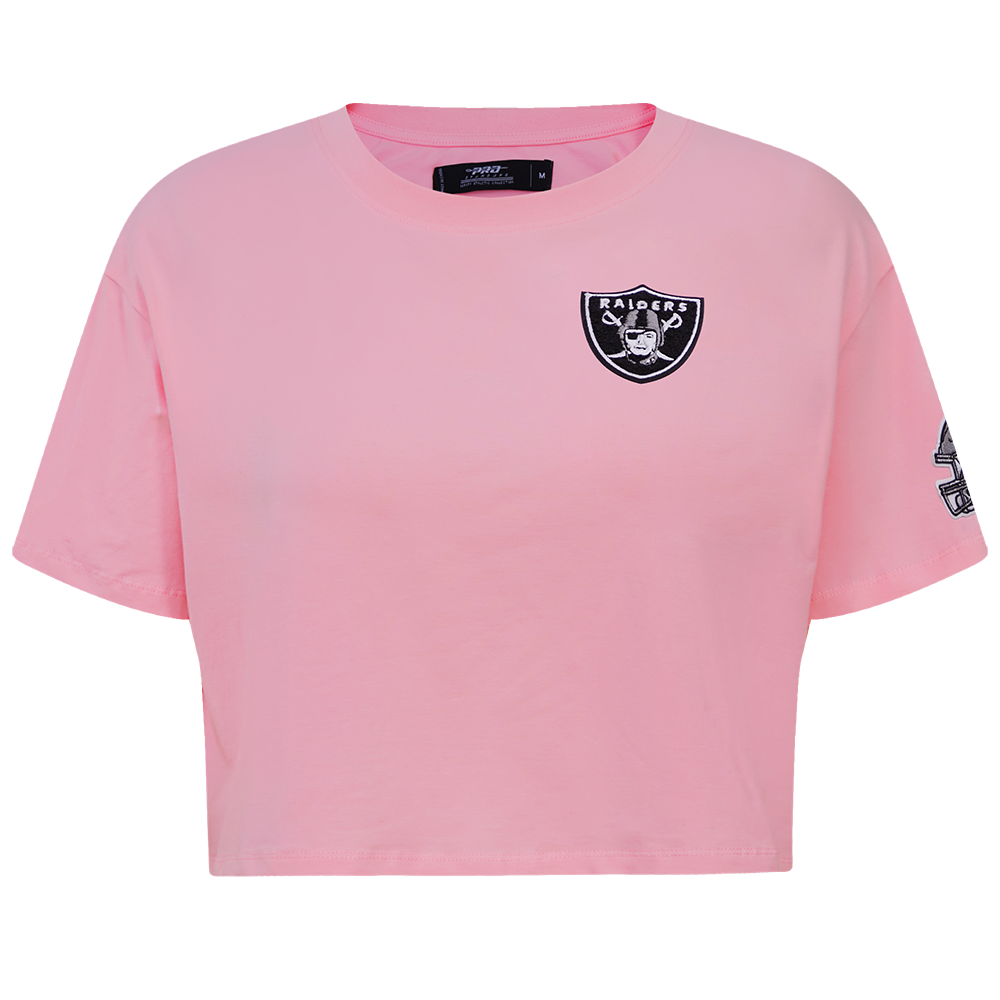 NFL LAS VEGAS RAIDERS CLASSIC WOMEN'S BOXY TEE (PINK) – Pro Standard