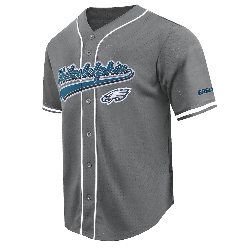 Pro Standard NFL Philadelphia Eagles Script Tail Button Down - Men's