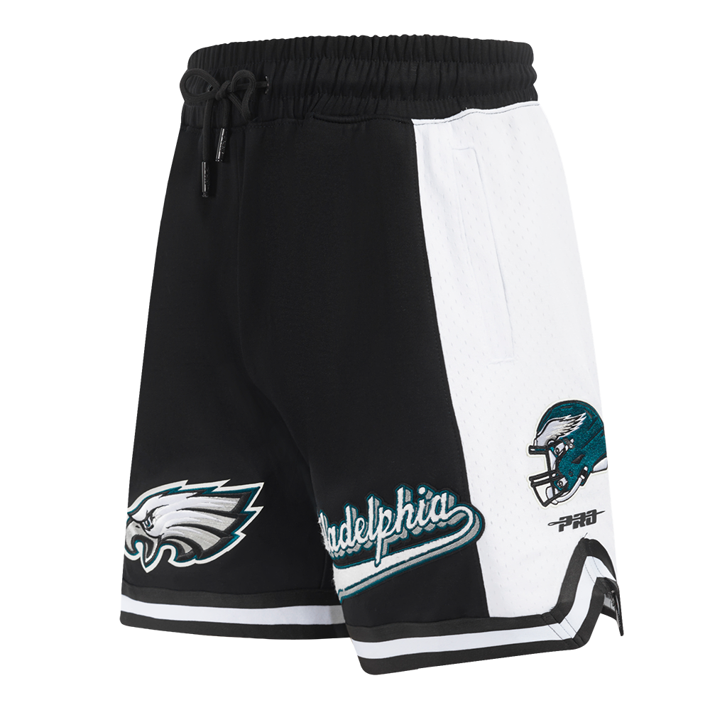 NFL PHILADELPHIA EAGLES SCRIPT TAIL MEN'S DOUBLE KNIT 2.0 SHORT (BLACK ...