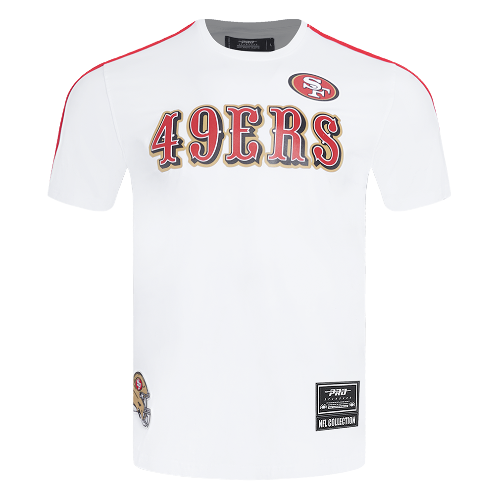 NFL SAN FRANCISCO 49ERS CLASSIC MESH MEN'S SINGLE JERSEY STRIPED TEE ...
