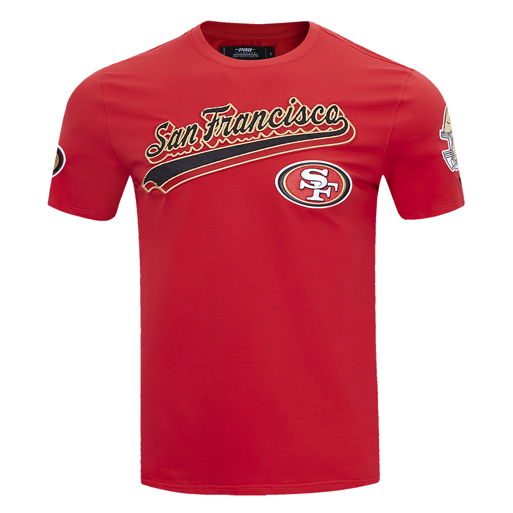NFL SAN FRANCISCO 49ERS SCRIPT TAIL MEN'S TEE (RED) – Pro Standard