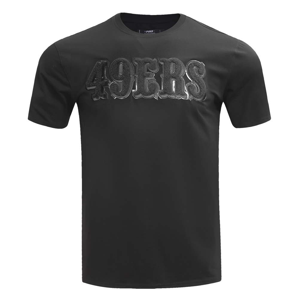 NFL SAN FRANCISCO 49ERS TRIPLE BLACK MEN'S TEE (TRIPLE BLACK) – Pro ...