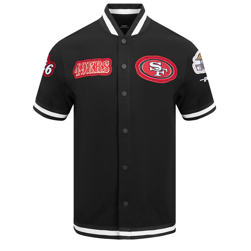 NFL SAN FRANCISCO 49ERS DIY PICK STITCH MEN'S DOUBLE KNIT SHORT SLEEVE ...