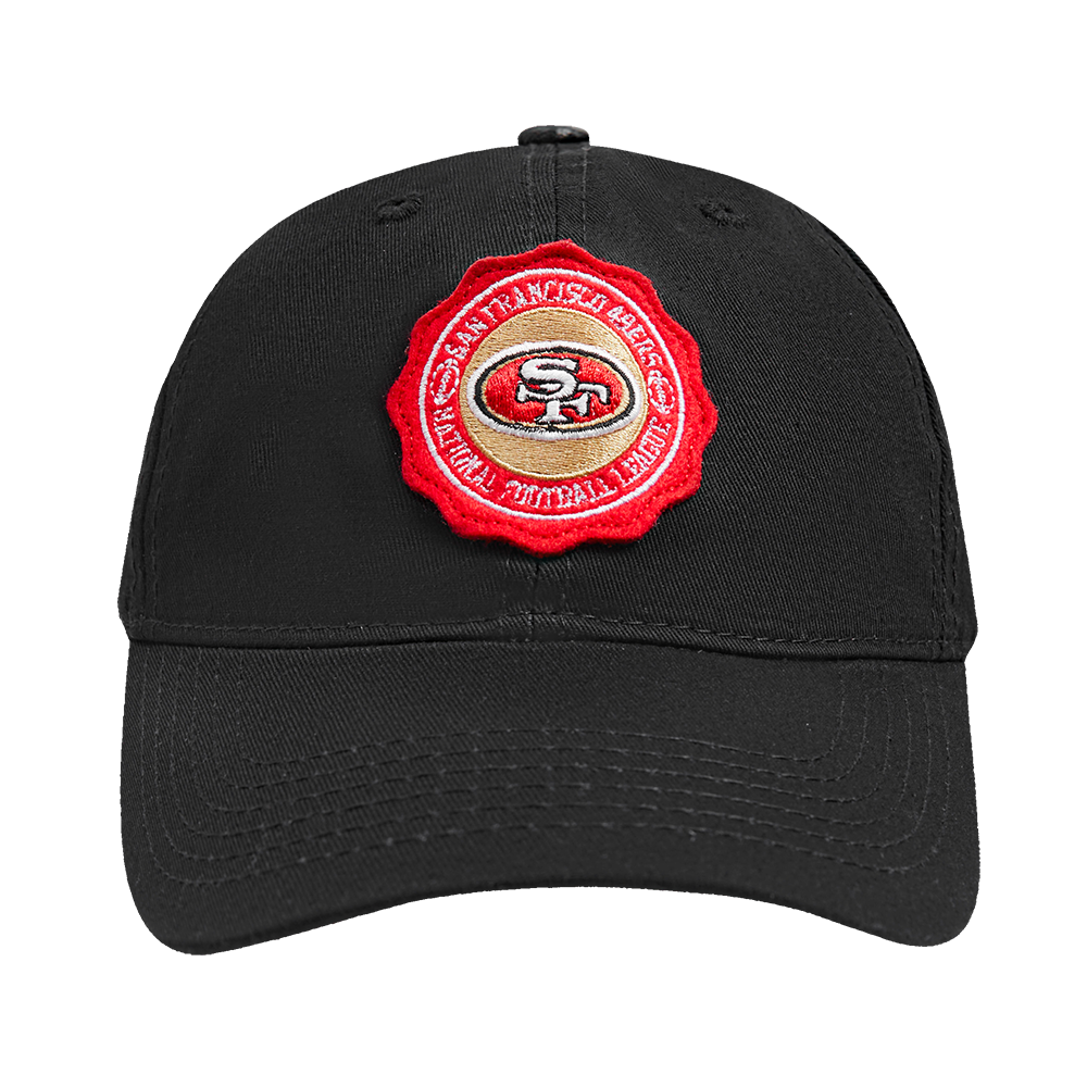 NFL SAN FRANCISCO 49ERS CREST EMBLEM DAD HAT (BLACK) – Pro Standard