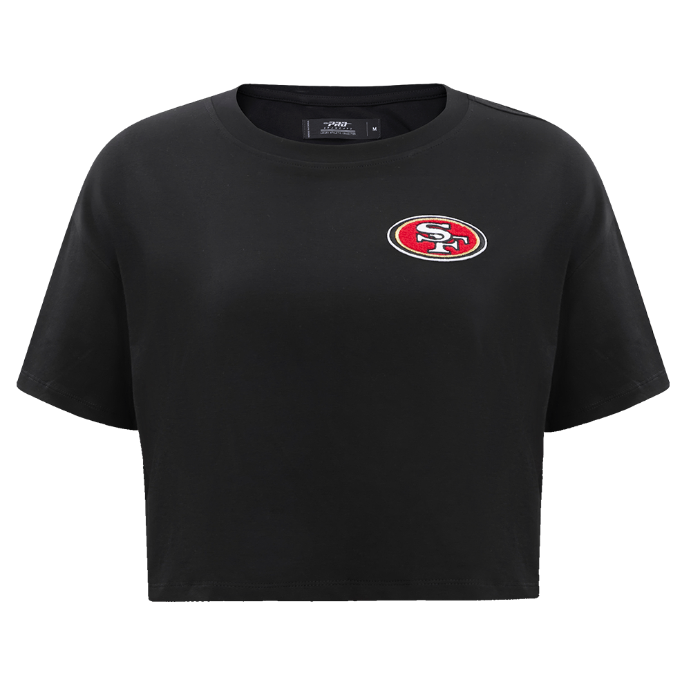 NFL SAN FRANCISCO 49ERS CLASSIC SINGLE JERSEY BOXY TEE (BLACK) – Pro ...