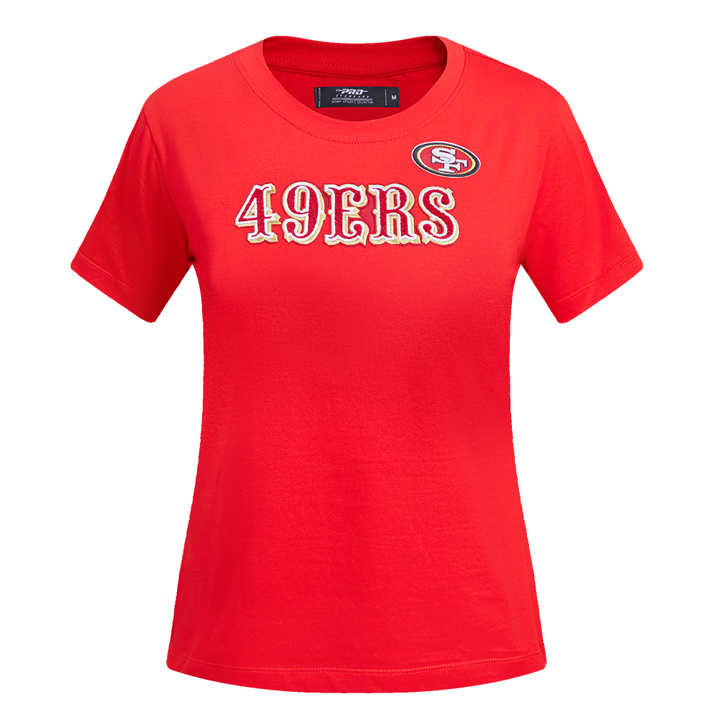 NFL SAN FRANCISCO 49ERS CLASSIC SHORT SLEEVE SINGLE JERSEY SLIM FIT TE ...