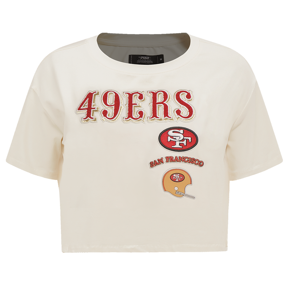 NFL SAN FRANCISCO 49ERS RETRO CLASSIC WOMEN'S BOXY TEE (EGGSHELL) – Pro ...