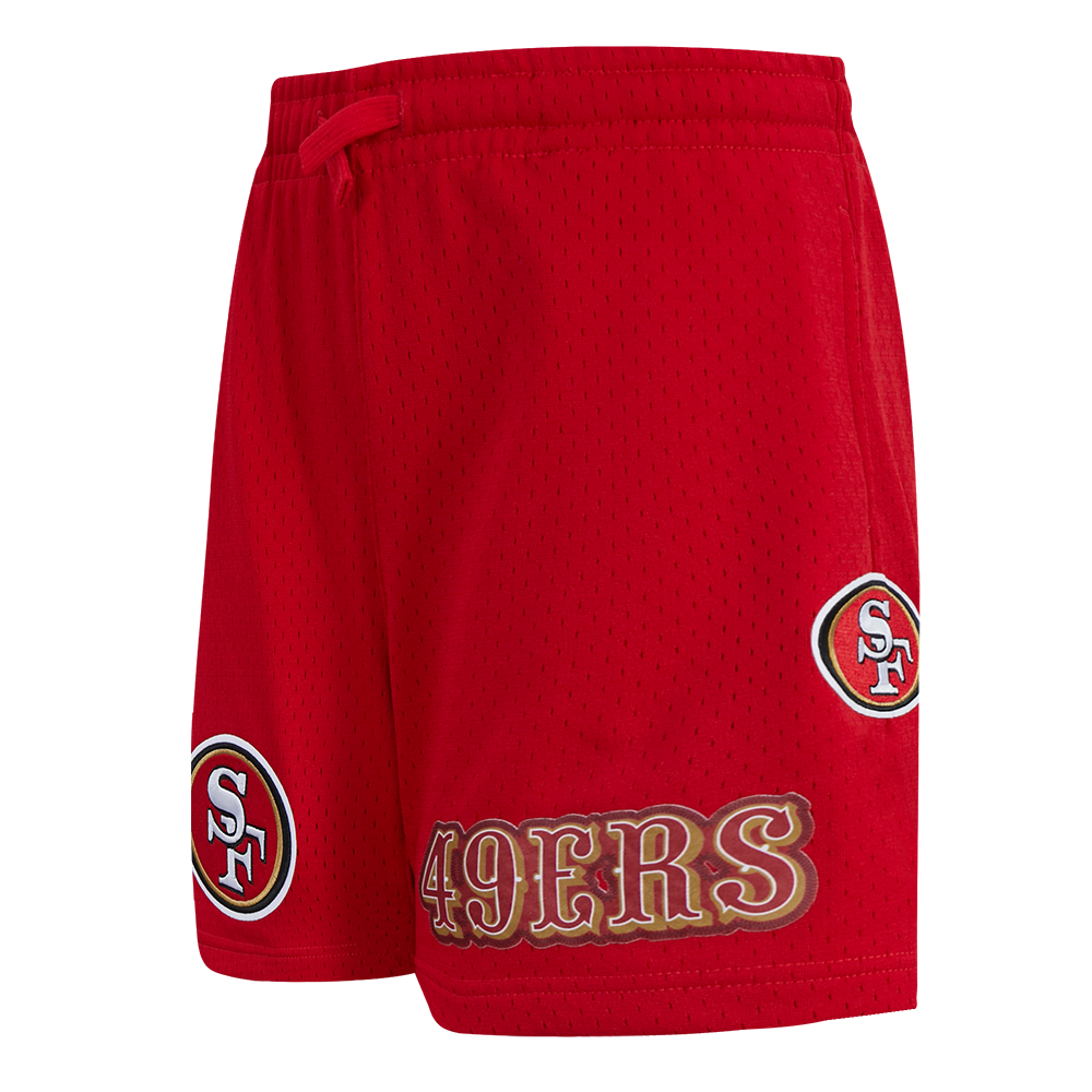 Pro Standard NFL San Francisco 49ers Mesh Mesh Shorts - Youth