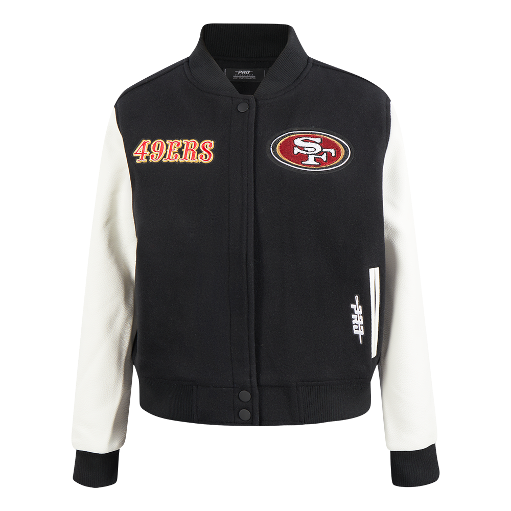 NFL SAN FRANCISCO 49ERS GAME DAY CLASSICS WOMEN'S WOOL VARSITY JACKET ...