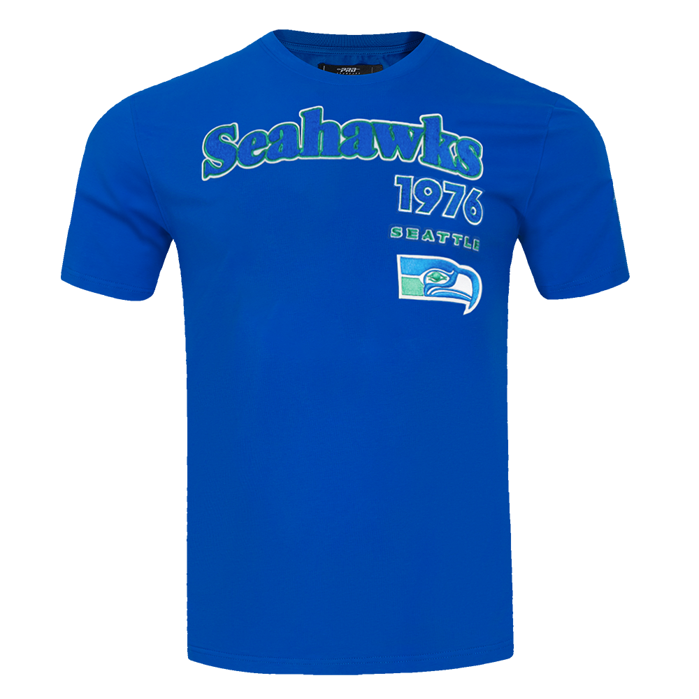 NFL SEATTLE SEAHAWKS RETRO CLASSIC MEN'S STRIPED TEE (ROYAL BLUE) – Pro ...