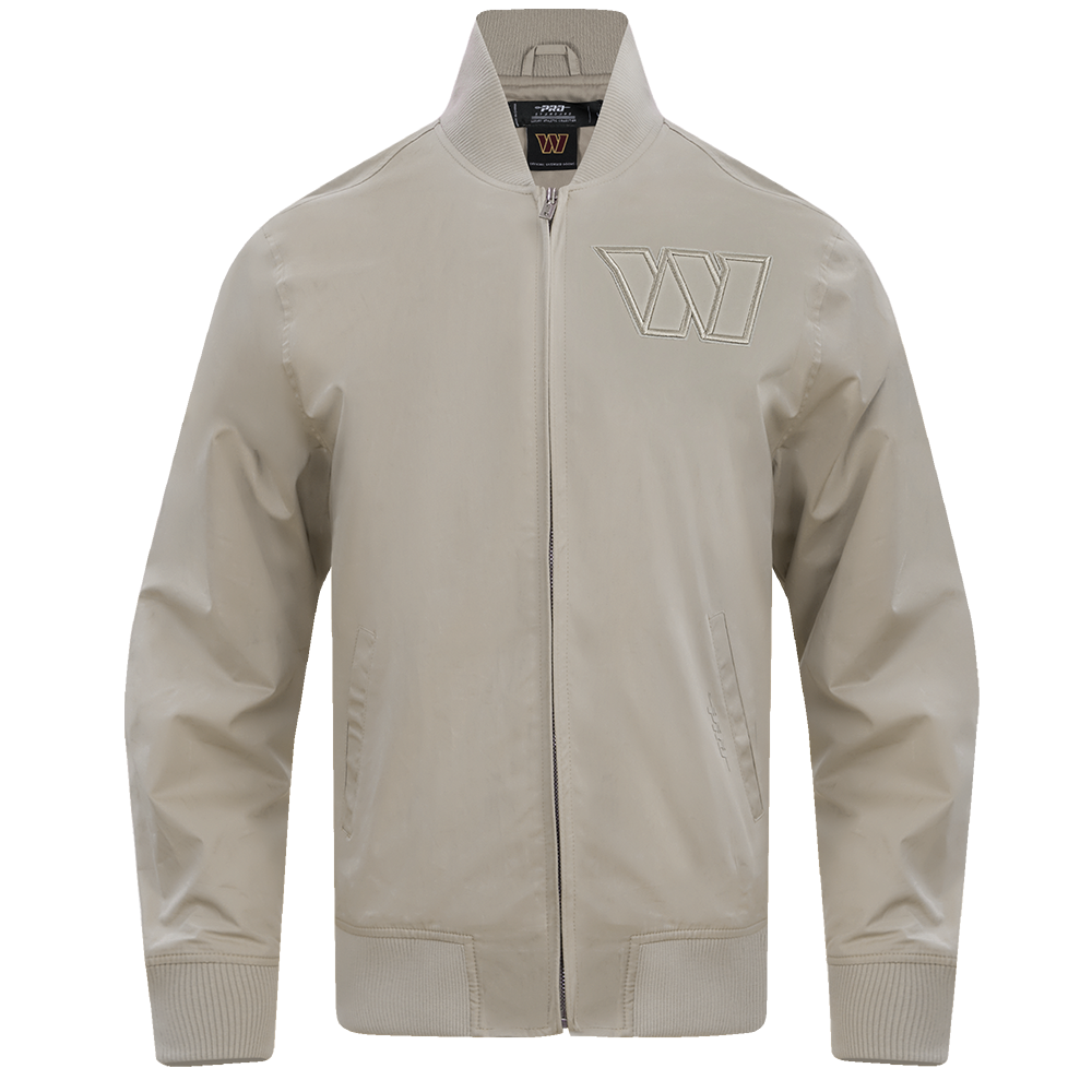 NFL WASHINGTON COMMANDERS NEUTRAL MEN'S TWILL JACKET (TAUPE) – Pro Standard