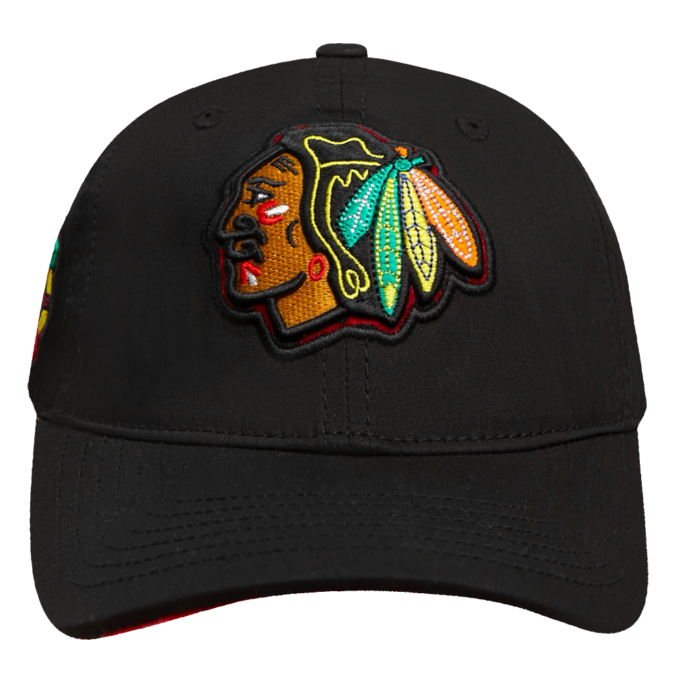 NHL CHICAGO BLACKHAWKS ANIMAL PRINT DAD HAT (BLACK) – Pro Standard