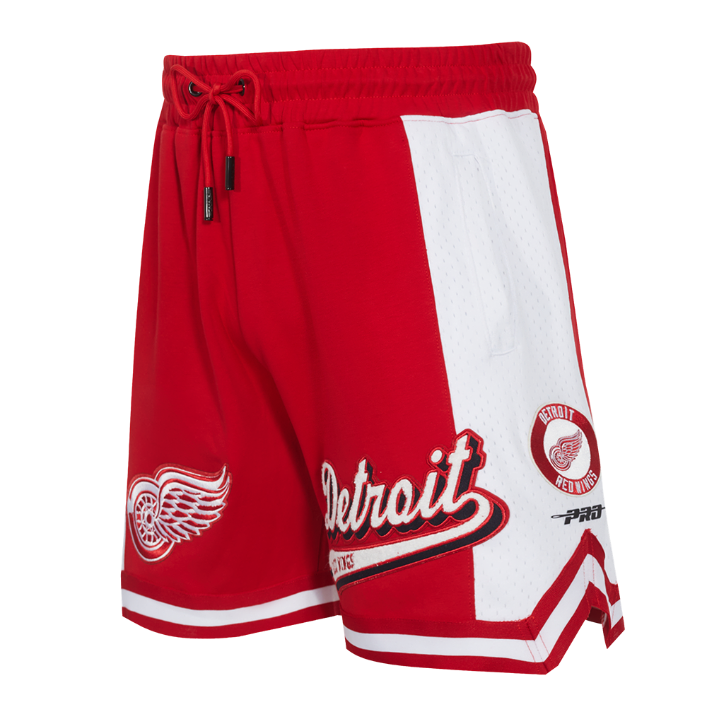 NHL DETROIT RED WINGS SCRIPT TAIL MEN'S DOUBLE KNIT 2.0 SHORT (RED ...