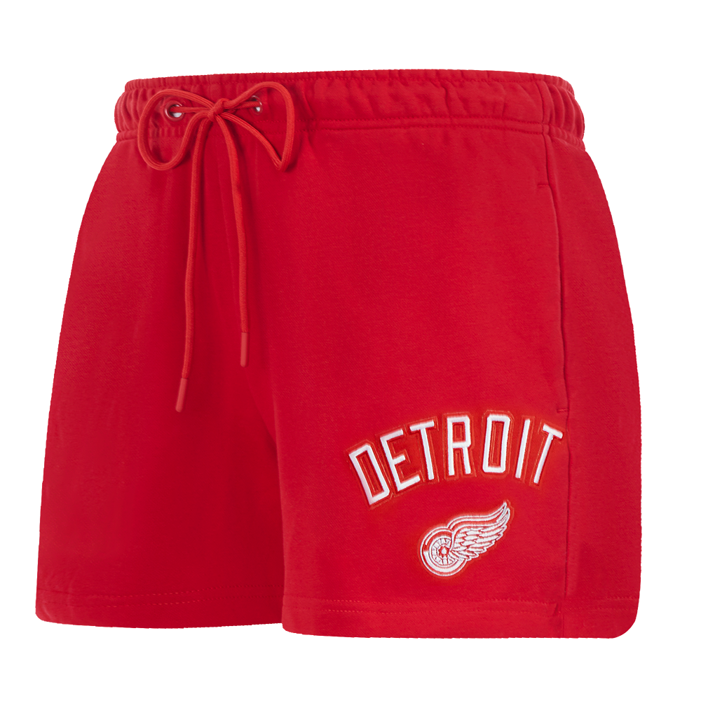 NHL DETROIT RED WINGS CLASSIC WOMEN'S FLEECE SHORT (RED) – Pro Standard