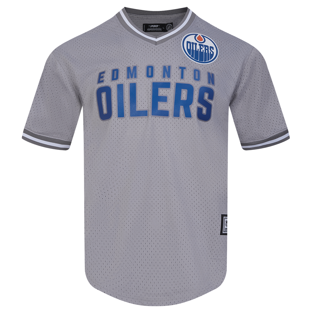NHL EDMONTON OILERS CLASSIC MESH MEN'S TEE (GRAY) – Pro Standard