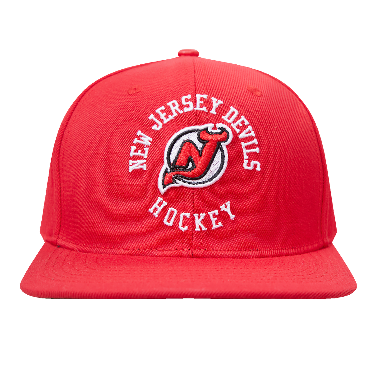 NHL NEW JERSEY DEVILS HYBRID WOVEN WOOL SNAPBACK HAT (RED) – Pro Standard