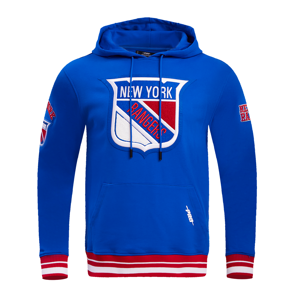 NHL NEW YORK RANGERS RETRO CLASSIC MEN'S PULLOVER HOODIE (ROYAL BLUE/R ...