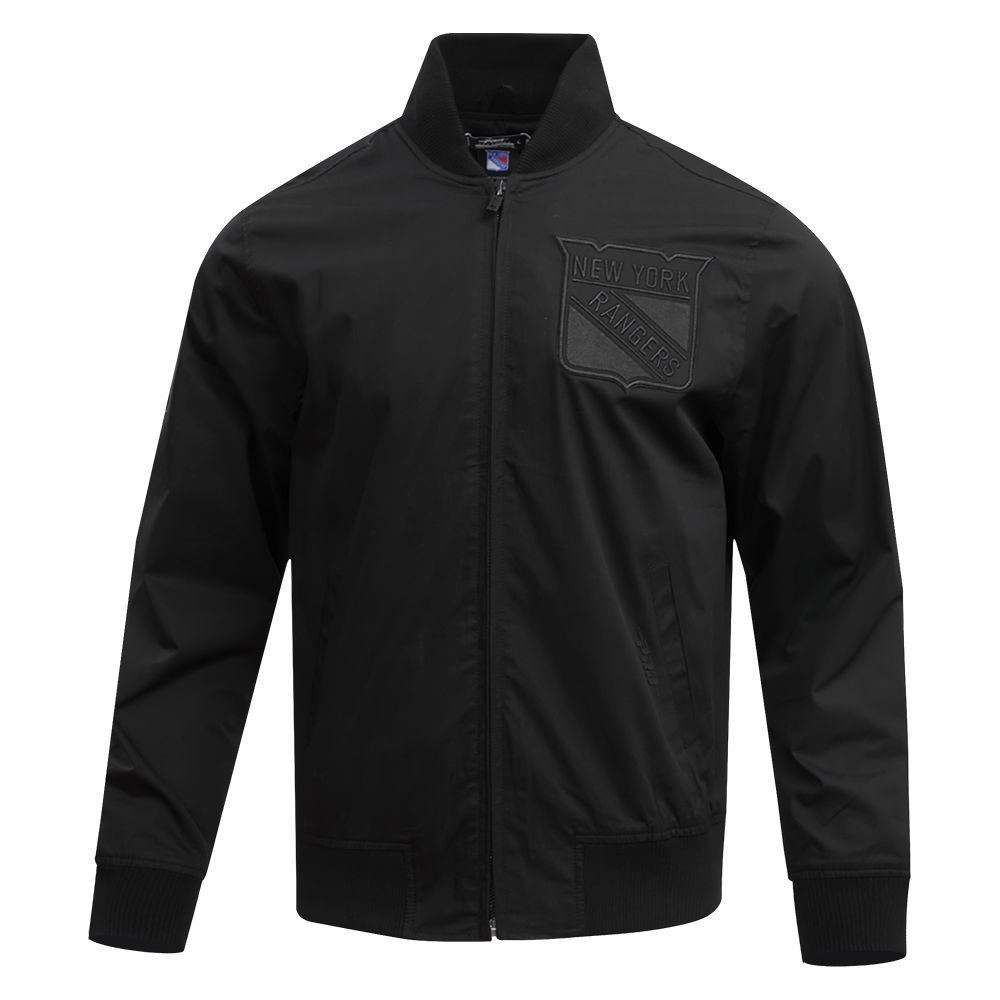 NHL NEW YORK RANGERS NEUTRAL TWILL JACKET (BLACK) – Pro Standard