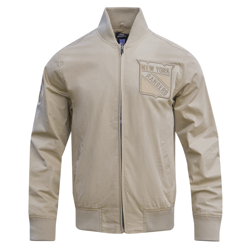 NHL NEW YORK RANGERS NEUTRAL TWILL JACKET (TAUPE) – Pro Standard