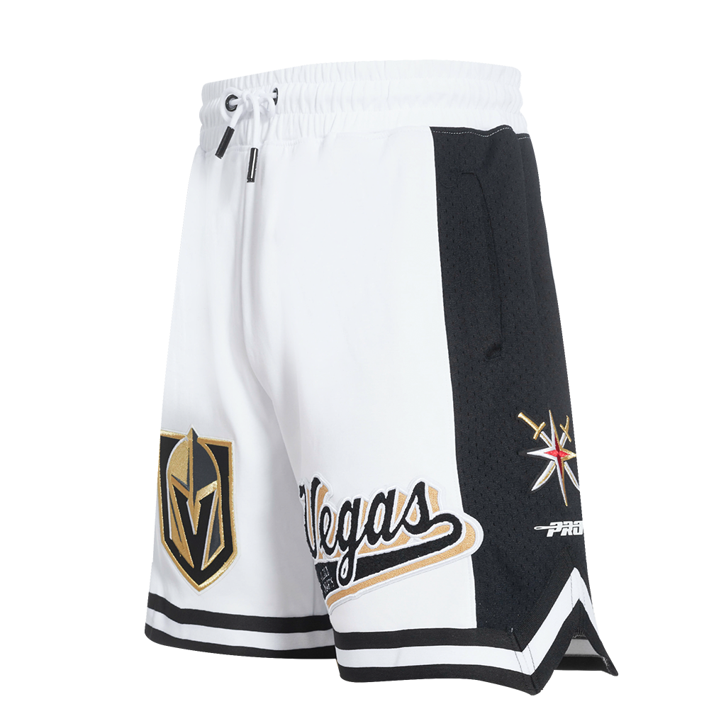 NHL VEGAS GOLDEN KNIGHTS SCRIPT TAIL MEN'S DOUBLE KNIT 2.0 SHORT (WHIT ...