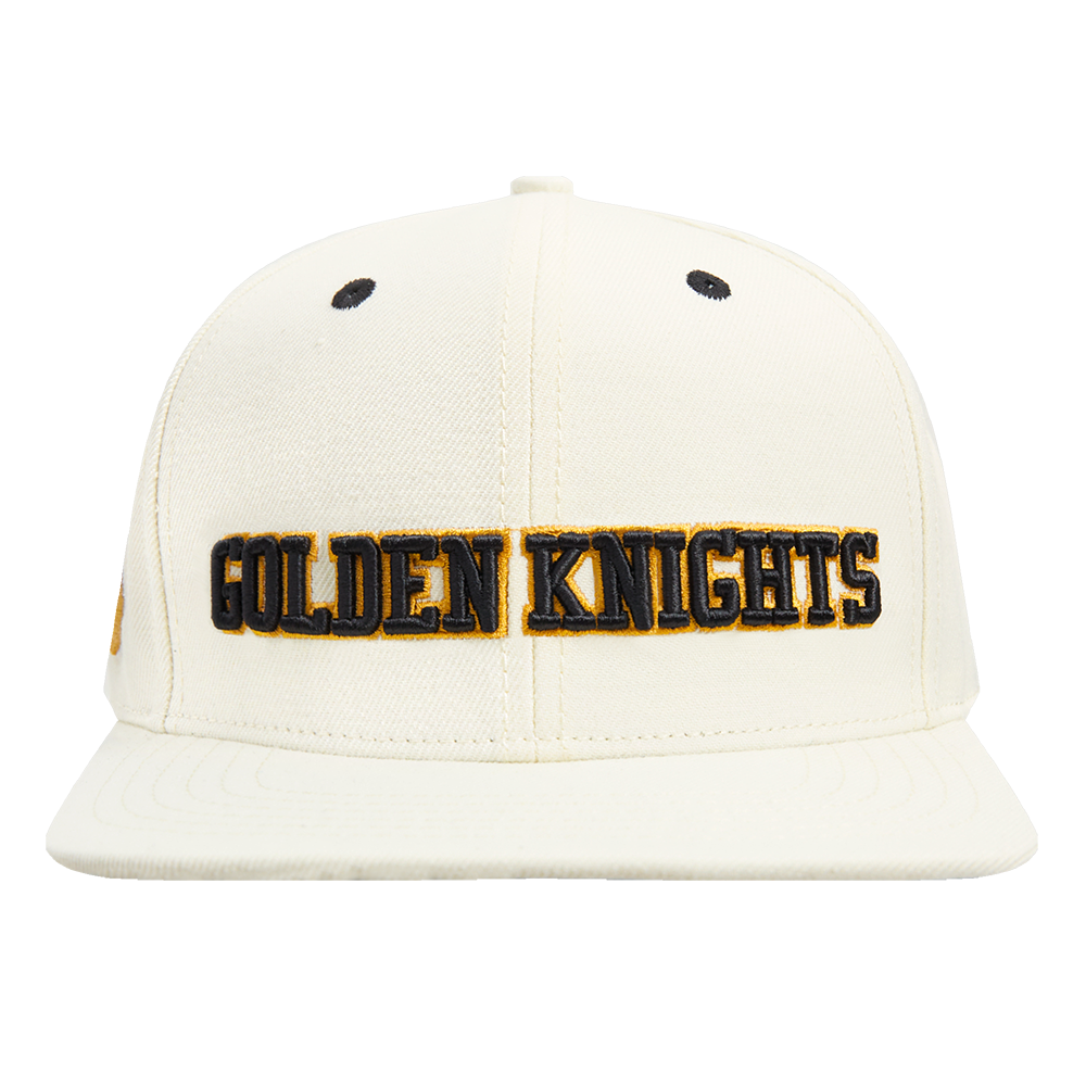 NHL VEGAS GOLDEN KNIGHTS RETRO CLASSIC UNISEX WORDMARK LOGO WOOL SNAPB ...