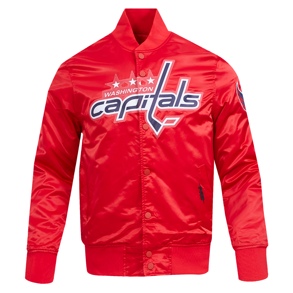 NHL WASHINGTON CAPITALS CLASSIC SATIN JACKET (RED) – Pro Standard