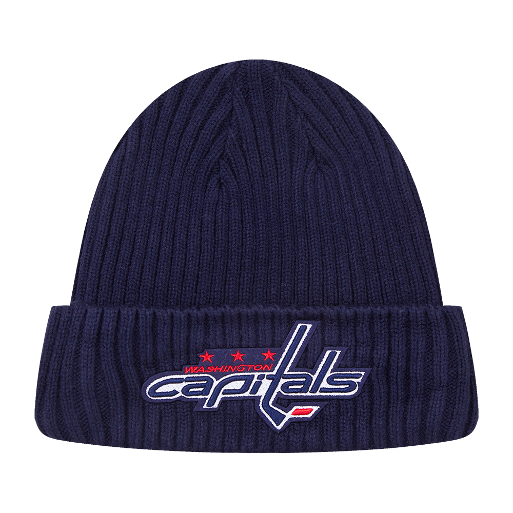 NHL WASHINGTON CAPITALS CLASSIC CORE UNISEX KNIT BEANIE (MIDNIGHT NAVY ...