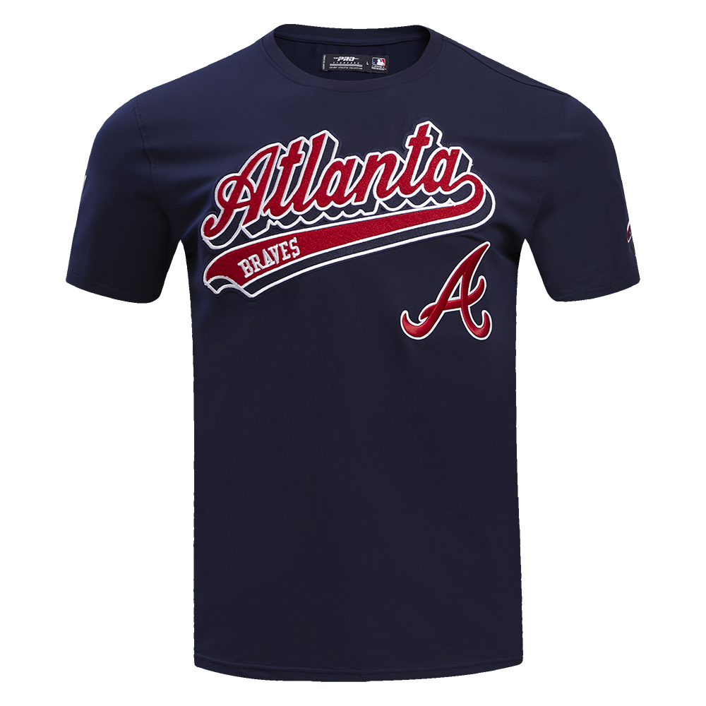 MLB ATLANTA BRAVES SCRIPT TAIL MEN'S TOPS (MIDNIGHT NAVY) – Pro Standard