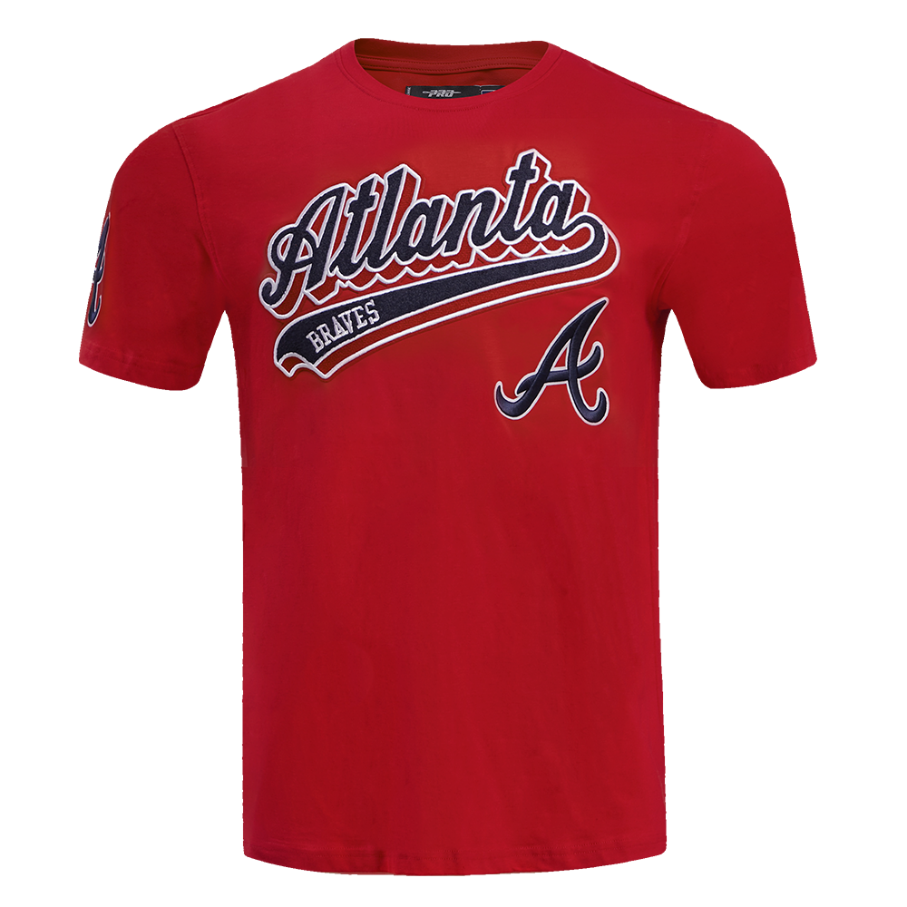 MLB ATLANTA BRAVES SCRIPT TAIL MEN'S TOPS (RED) – Pro Standard