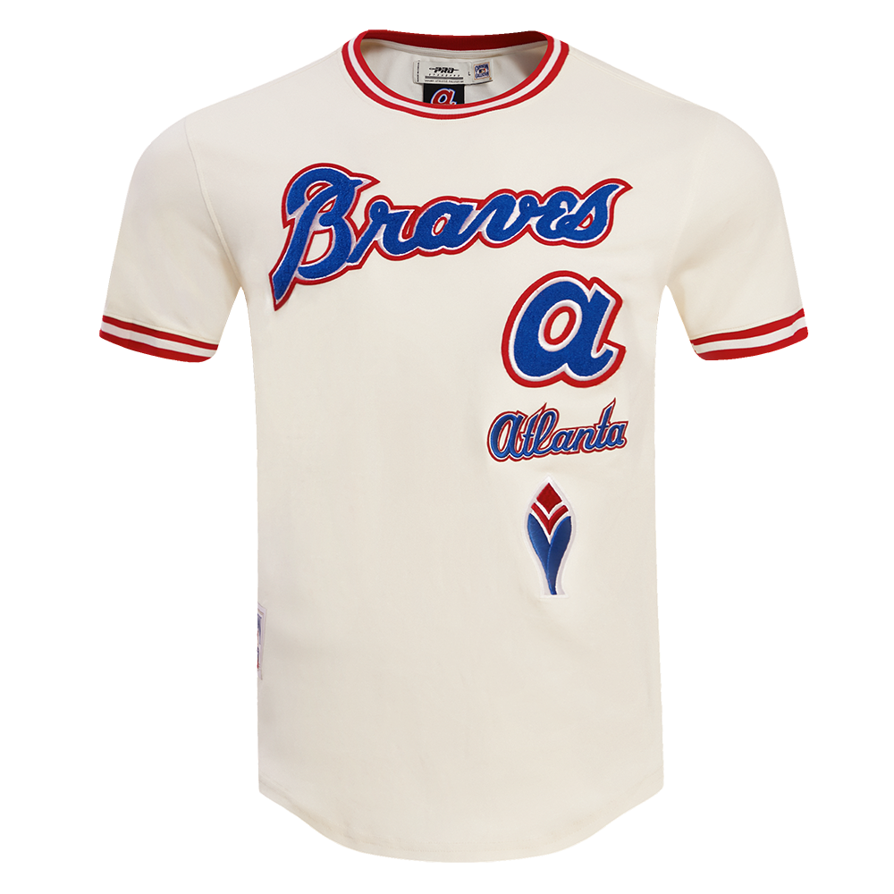 MLB ATLANTA BRAVES RETRO CLASSIC MEN'S TOP (EGGSHELL/ RED) – Pro Standard