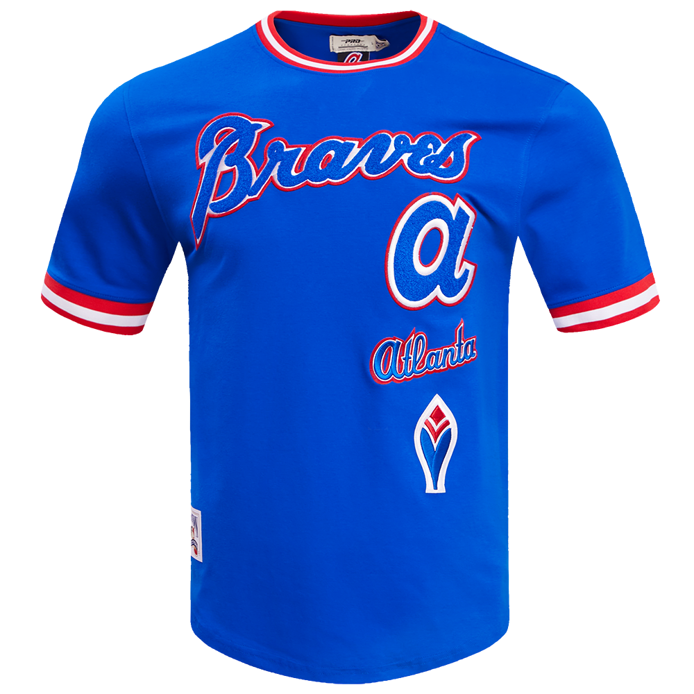 MLB ATLANTA BRAVES RETRO CLASSIC MEN'S TOP (ROYAL BLUE/RED) – Pro Standard