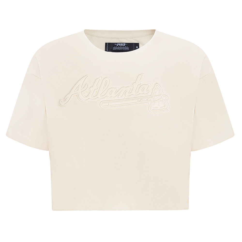 MLB ATLANTA BRAVES NEUTRAL WOMEN'S BOXY TOP (EGGSHELL) – Pro Standard