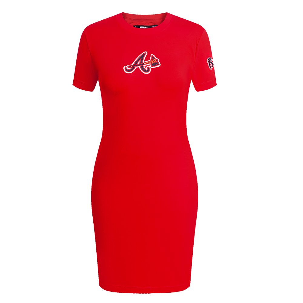 MLB ATLANTA BRAVES CLASSIC WOMEN'S BODYCON DRESS (RED) – Pro Standard