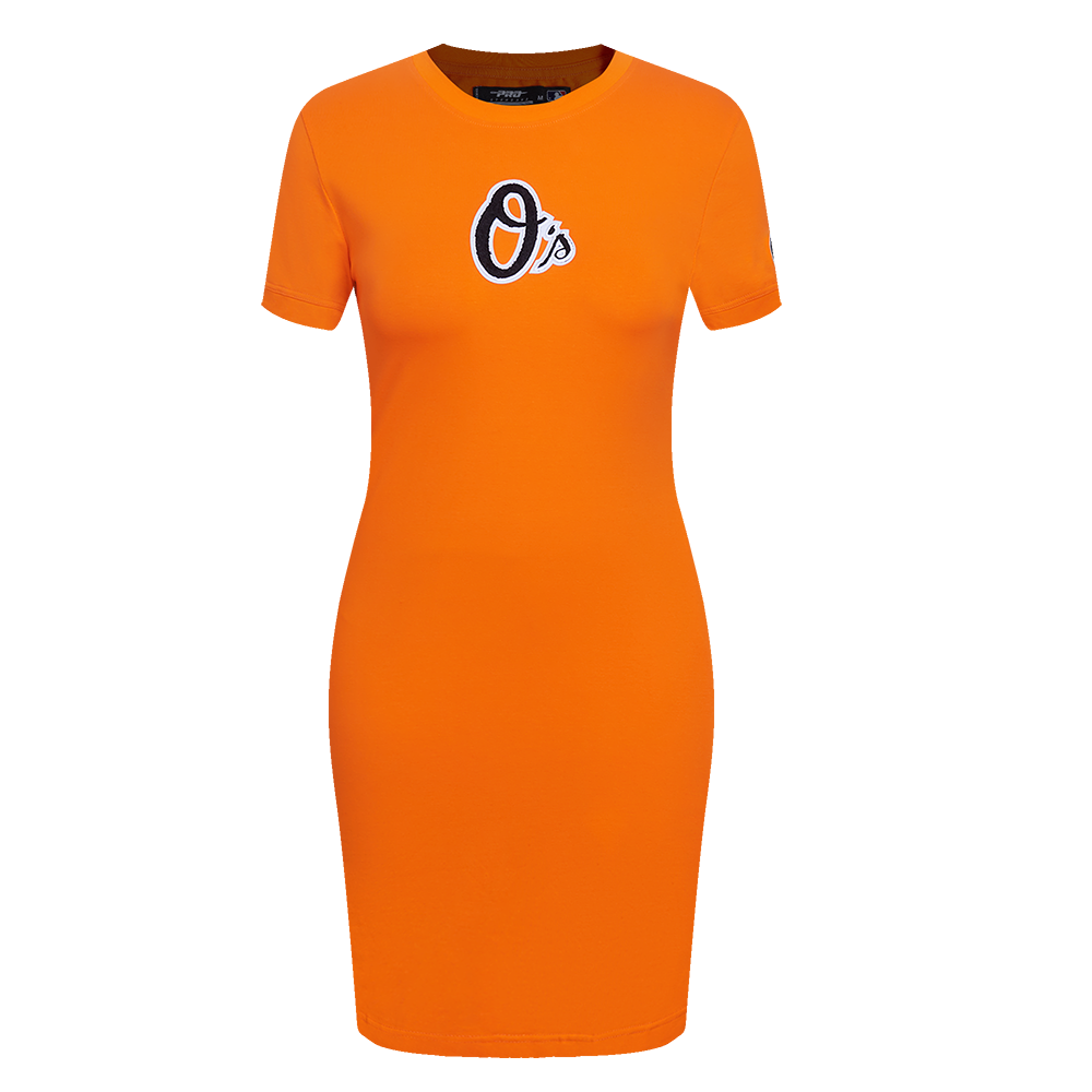MLB BALTIMORE ORIOLES CLASSIC WOMEN'S BODYCON DRESS (ORANGE) – Pro Standard