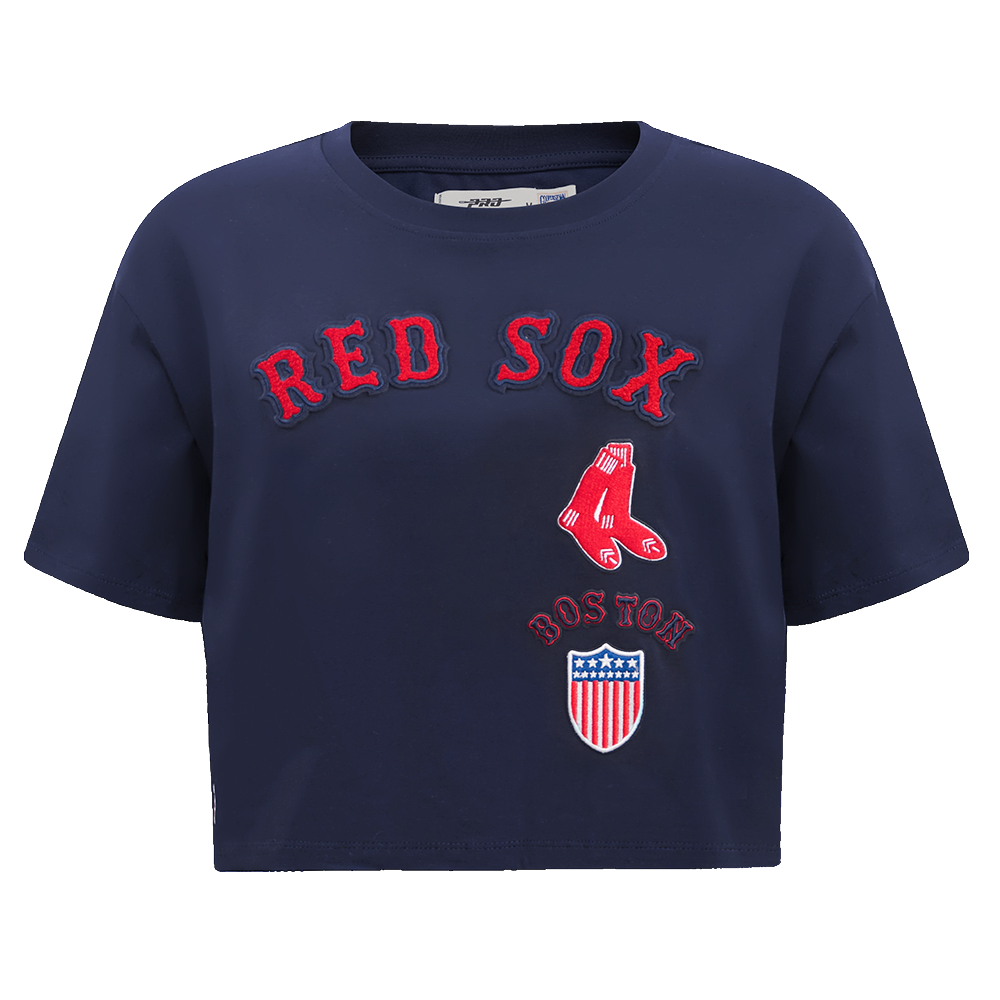 MLB BOSTON RED SOX RETRO CLASSIC WOMEN'S BOXY TOP (MIDNIGHT NAVY) – Pro ...